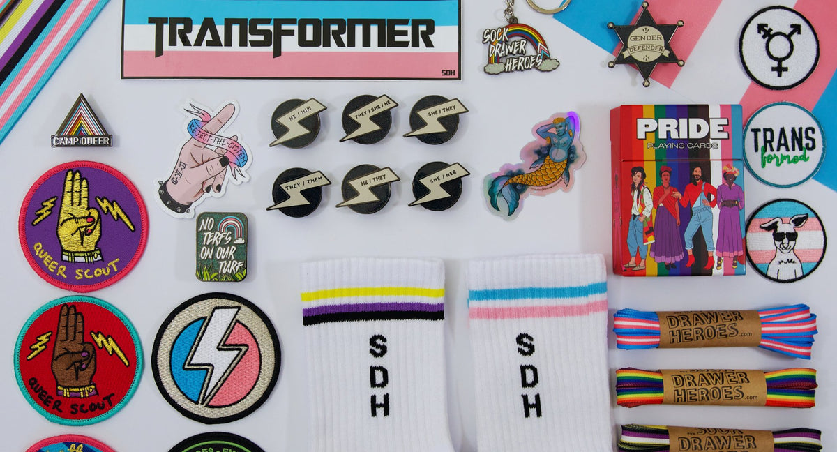 LGBTQ Accessories, Patches, Pins, Apparel Online Australia & NZ – Sock ...