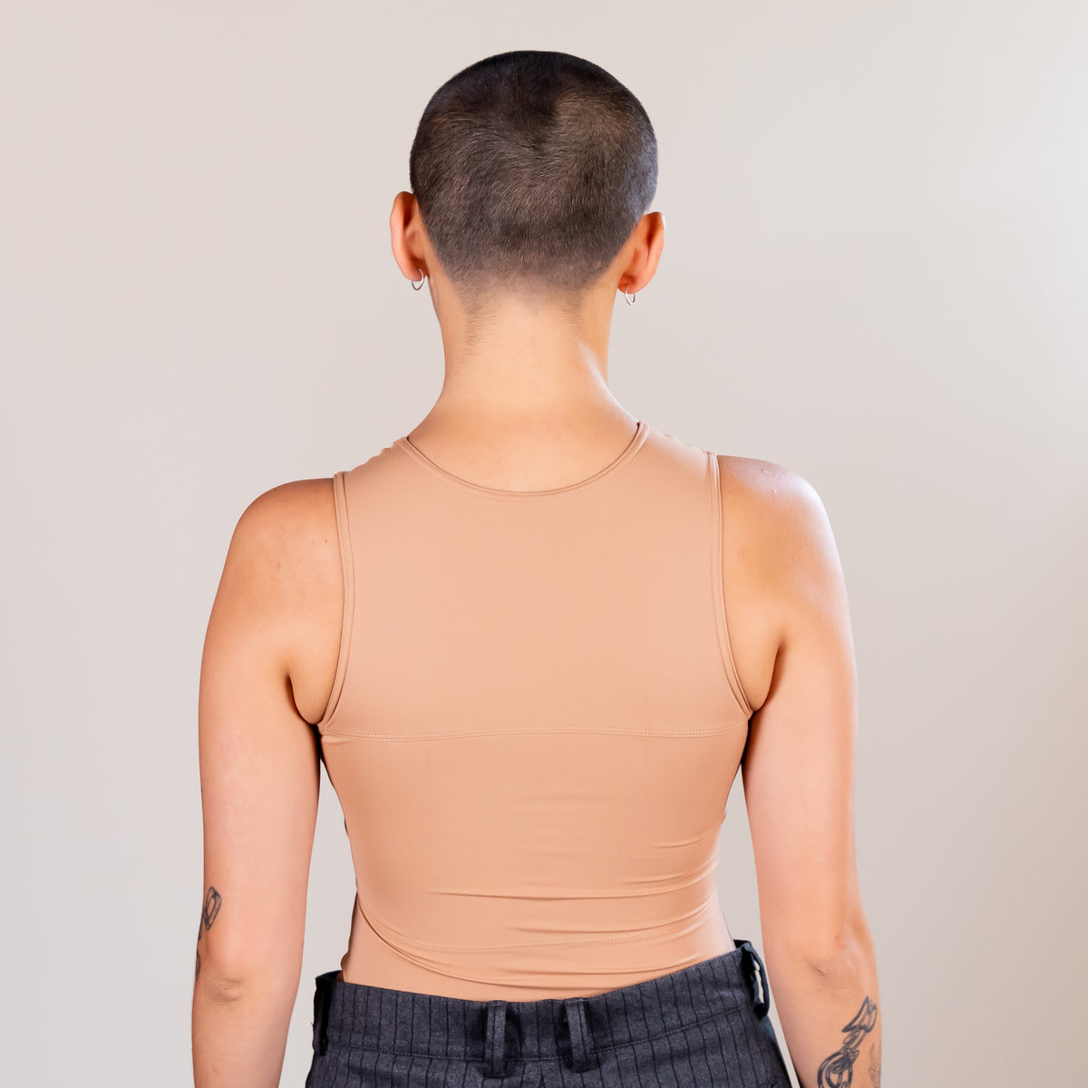 SDH Chest Binder Long - Medium Skin Tone – Sock Drawer Heroes